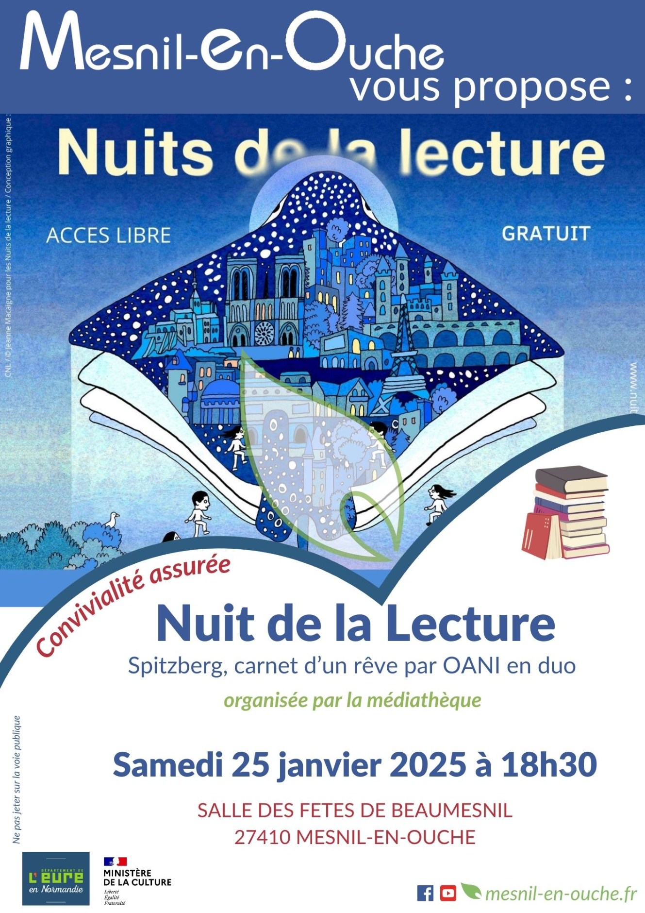 Nuit de la lecture - Commune nouvelle de Mesnil-en-Ouche