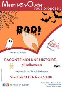 Raconte Moi une Histoire Halloween - Commune nouvelle de Mesnil-en-Ouche